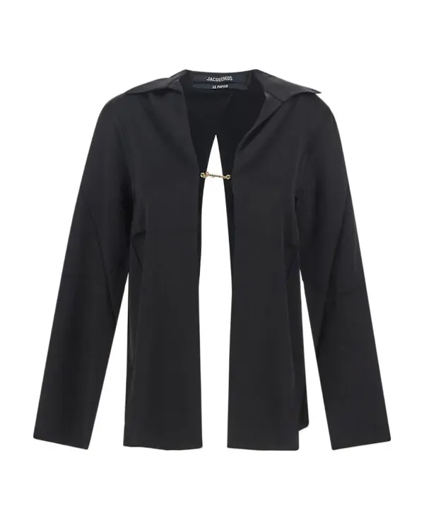 Jacquemus Le Papier" Logo Plaque Blouse