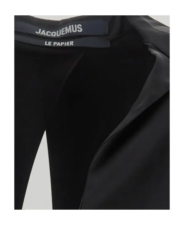 Jacquemus Le Papier" Logo Plaque Blouse