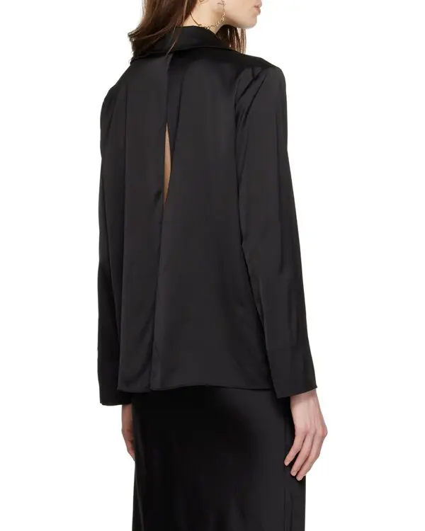 Jacquemus Le Papier" Logo Plaque Blouse
