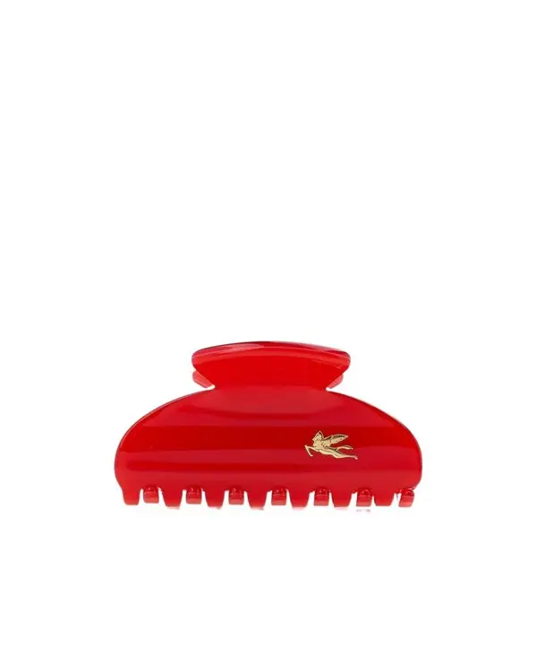 Etro Logo Hair Claw - Red