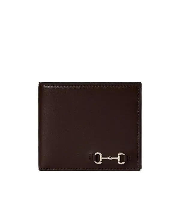 Gucci Horsebit Bifold Wallet - Dark Brown