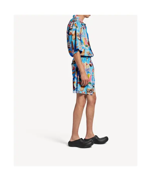 Balenciaga Printed Pyjama Shorts