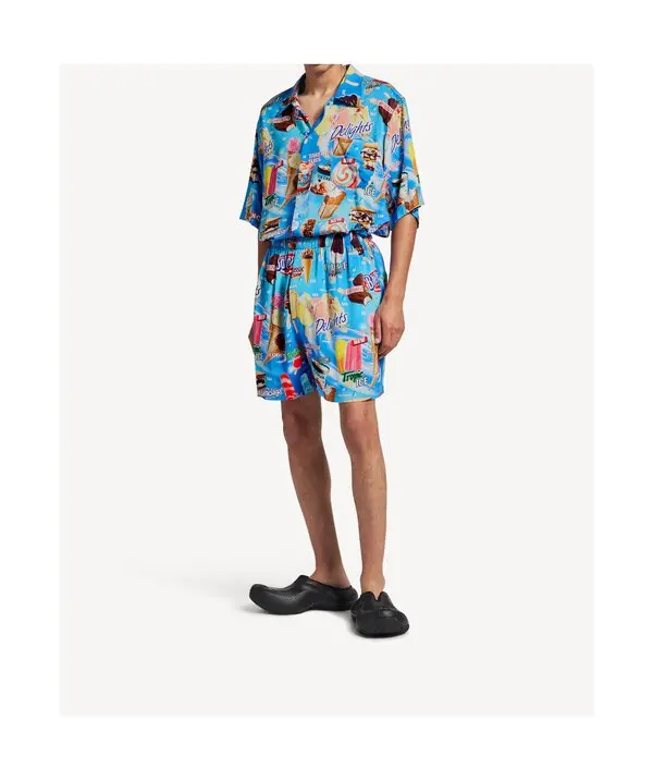 Balenciaga Printed Pyjama Shorts