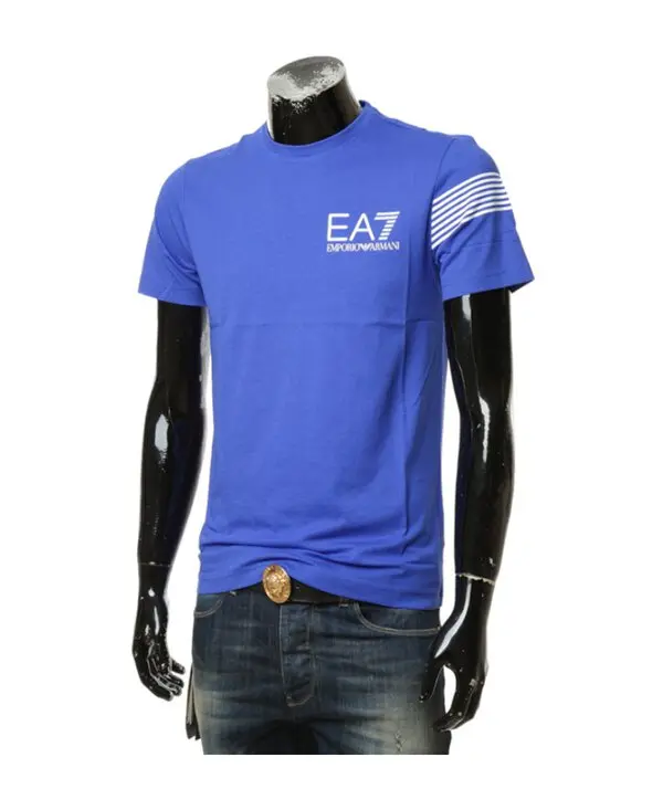 EA7 Logo-print Crewneck T-shirt