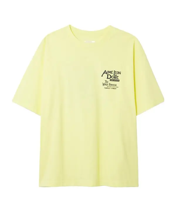Aimé Leon Dore Short-sleeved T-shirt - Yellow