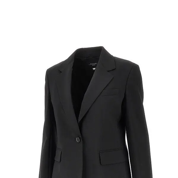 Max Mara Single-breasted Blazer - Black