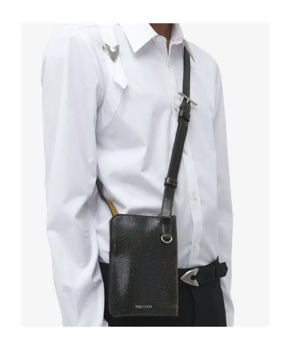 Alexander McQueen Logo-lettering Phone Pouch