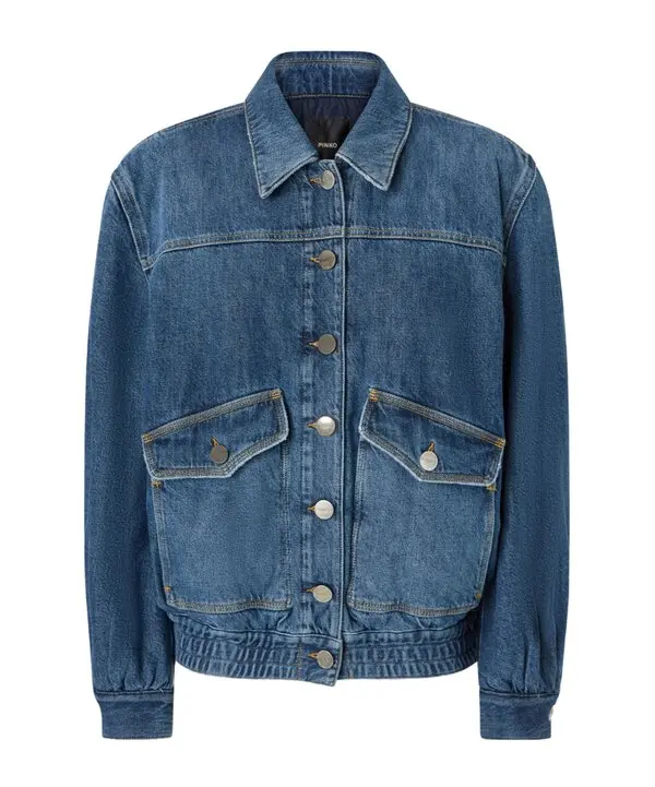 Pinko Denim Bomber Jacket