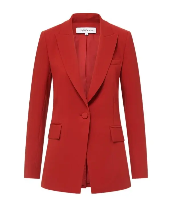 Veronica Beard Single-breasted Notched Lapel Blazer