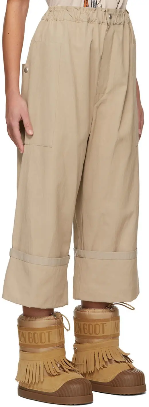 Moncler Wide-legged Ankle Pants