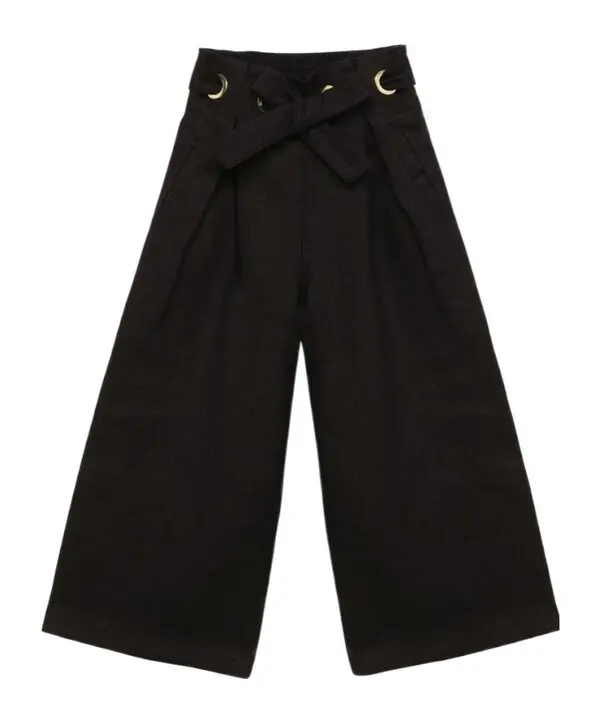 Chloé Bow Trousers - Black