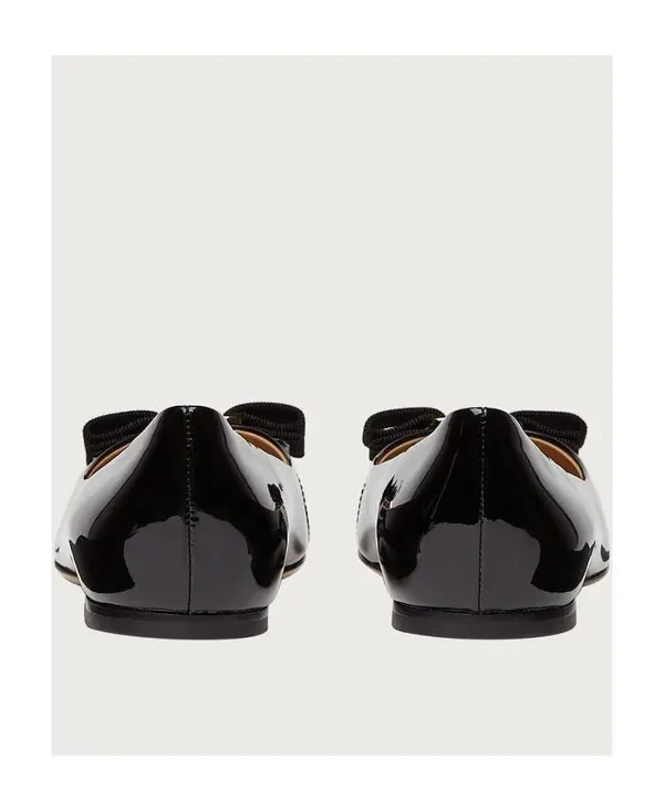 FERRAGAMO Vara Ballerina Flats - Black
