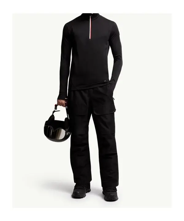 Moncler Polartec Half-zip Sweatshirt - Black