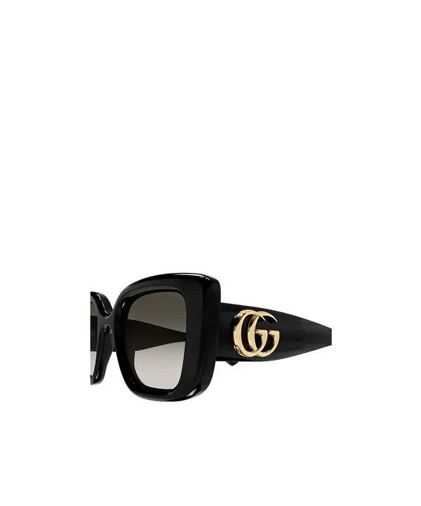 Gucci Butterfly Frame Sunglasses - Black