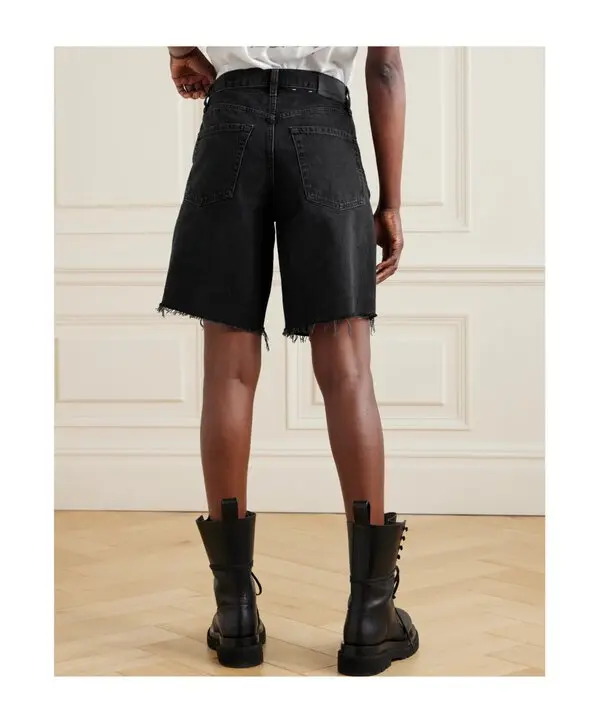 Citizens Of Humanity Frayed Hem Denim Shorts