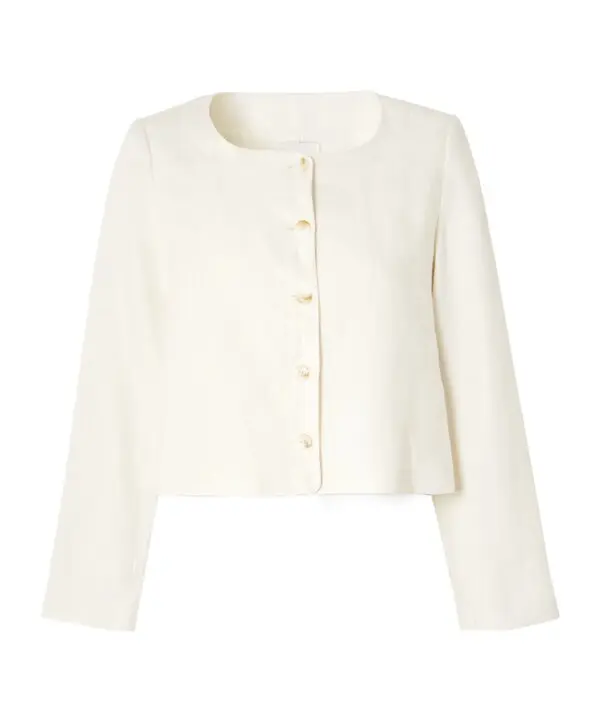 Posse Long Sleeve Casual Jacket - Cream