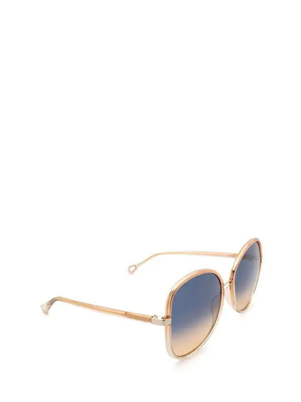 Chloé Eyewear Butterfly Frame Sunglasses - Multicolor