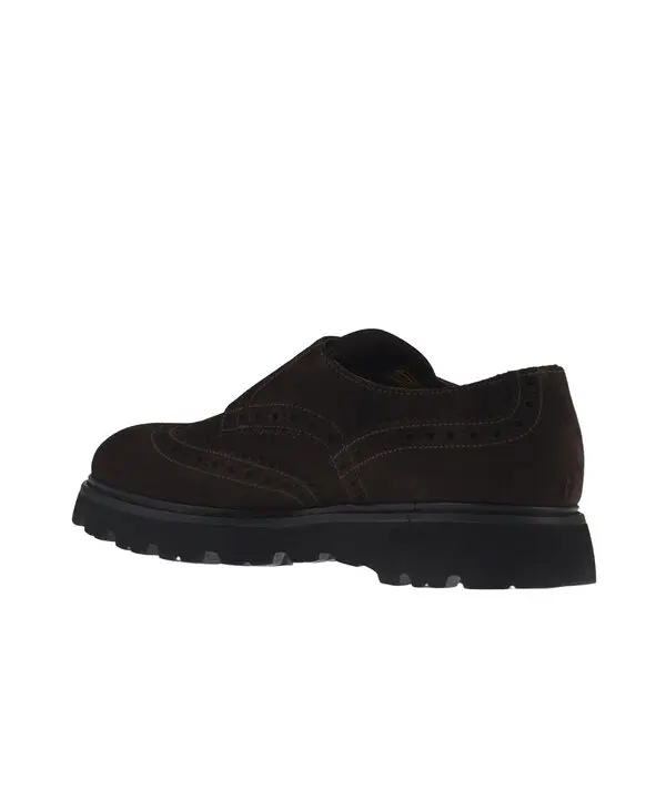 DOUCAL'S Brogue Monk Strap Shoes