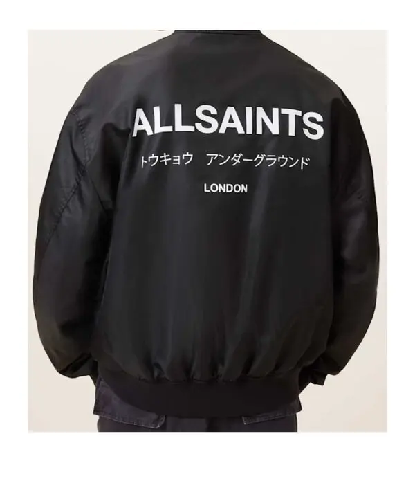 ALLSAINTS Underground Logo Bomber Jacket