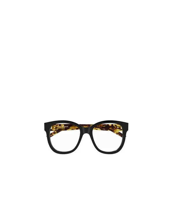 Saint Laurent Square Frame Glasses - Black