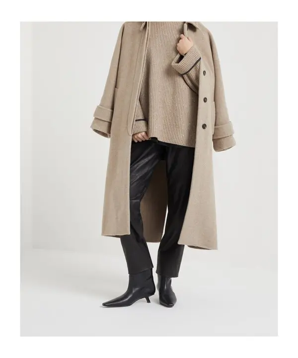 Brunello Cucinelli Straight-leg Leather Trousers