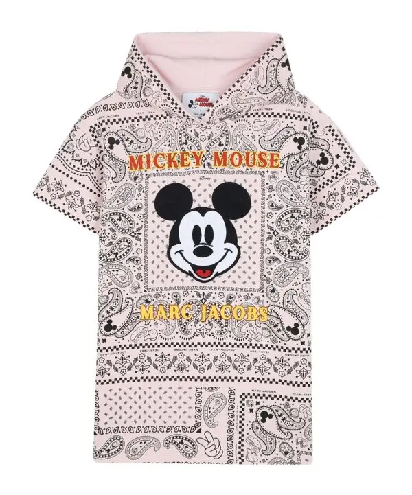 Marc Jacobs Paisley-print Hooded Dress - Pink