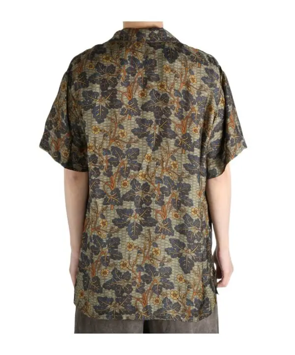 UMA WANG Short-sleeved Shirt - Mustard/blue