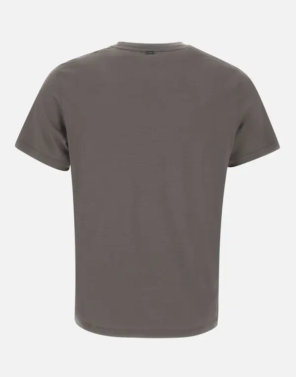 Herno Short-sleeved Crewneck Knitted T-shirt - Black