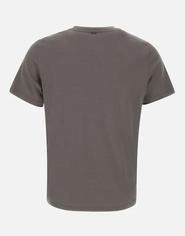 Herno Short-sleeved Crewneck Knitted T-shirt - Black