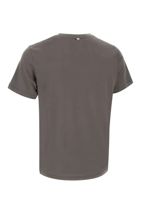 Herno Short-sleeved Crewneck Knitted T-shirt - Black