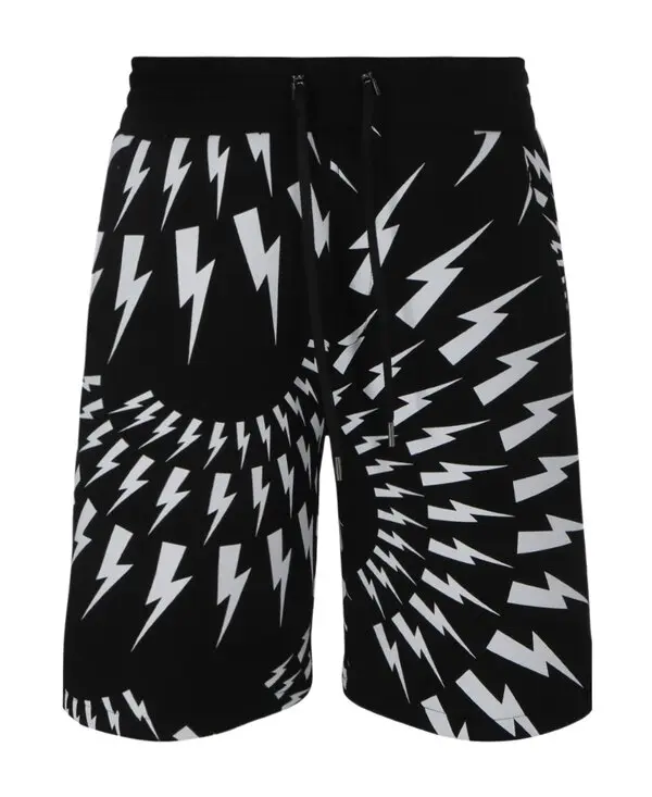 Neil Barrett Thunderbolt Print Deck Shorts
