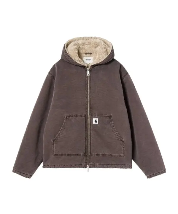 Carhartt Work In Progress Hooded Mitch Jacket - Rosewood