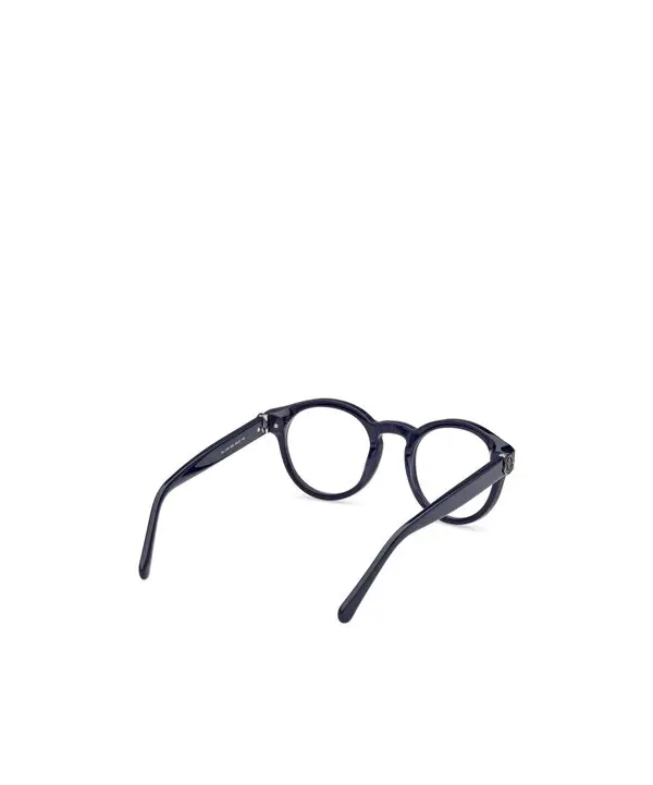 Moncler Round Frame Eyeglasses - Black