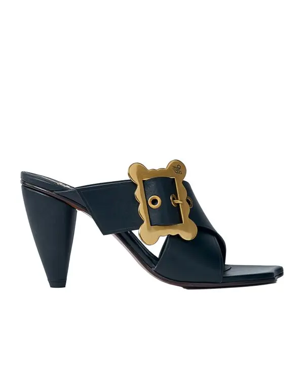 VIVIENNE WESTWOOD Belt Mules - Black
