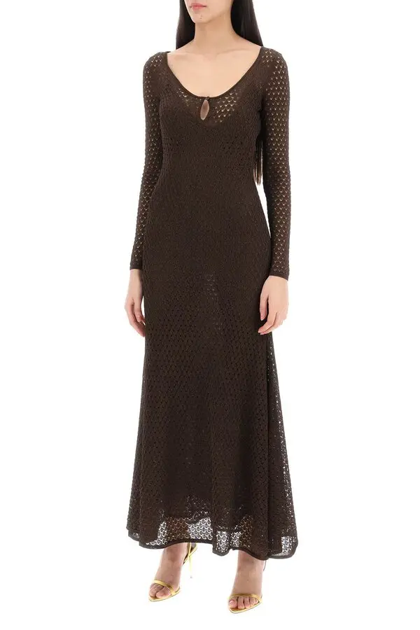 TOM FORD Crochet Knit Maxi Dress