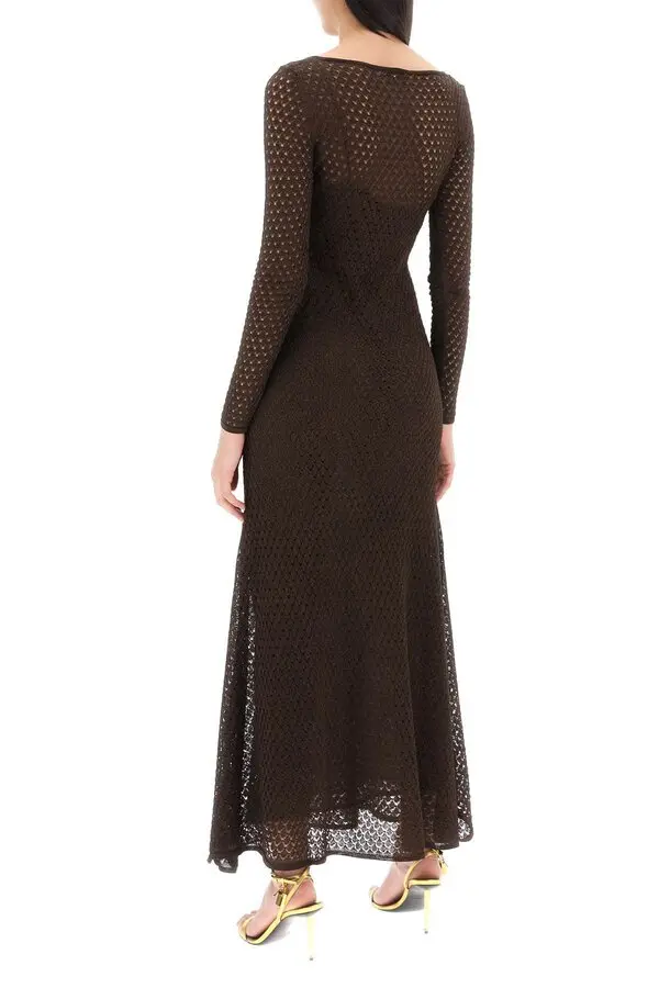 TOM FORD Crochet Knit Maxi Dress