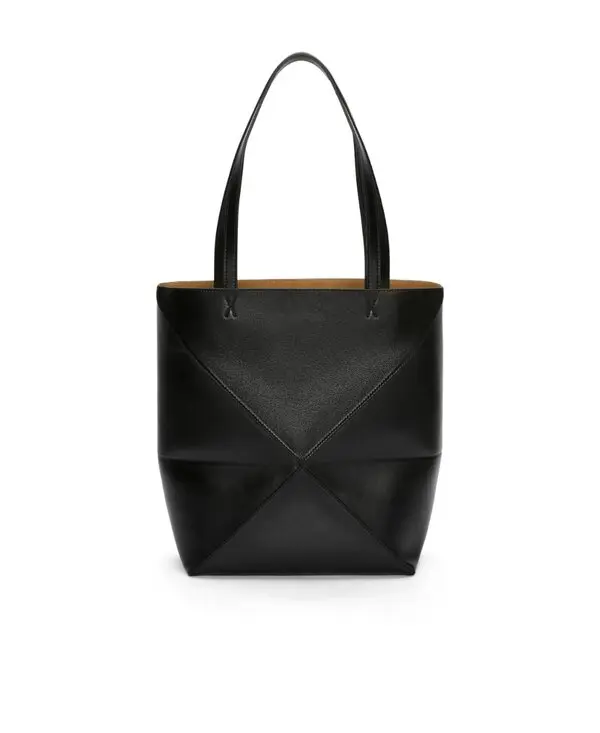 Loewe Puzzle Fold Tote Bag - Black