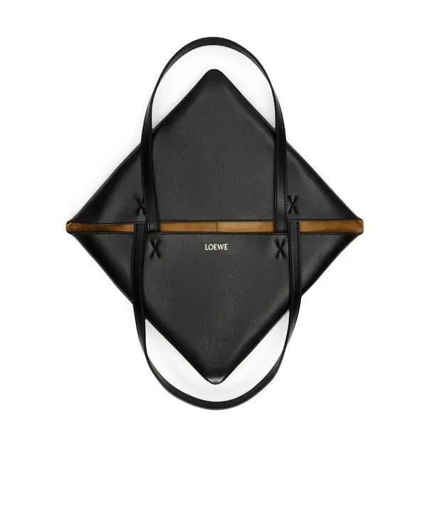 Loewe Puzzle Fold Tote Bag - Black