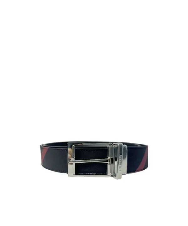 Burberry Reversible Check Belt - Black