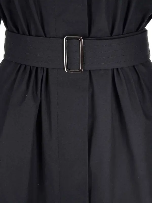 Max Mara Belted Cotton Shirtdress