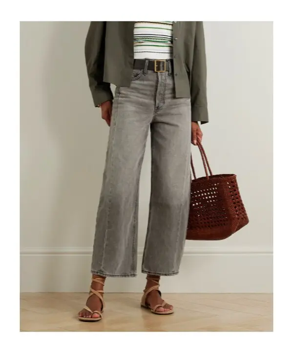 Veronica Beard Ryder Barrel-leg Jeans