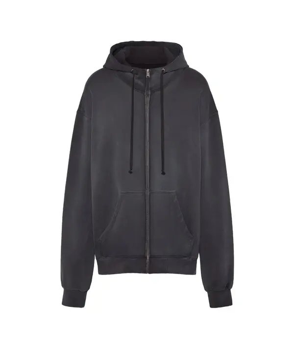 MAISON MARGIELA Numeric Logo Hoodie - Black