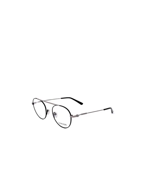 Calvin Klein Oval Eyeglasses - Gray