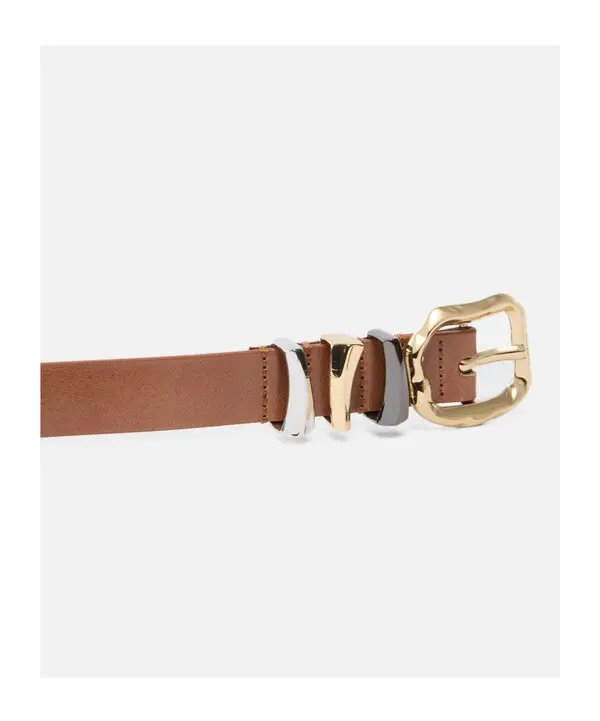 Pinko Love Bird Buckle Belt - Brown