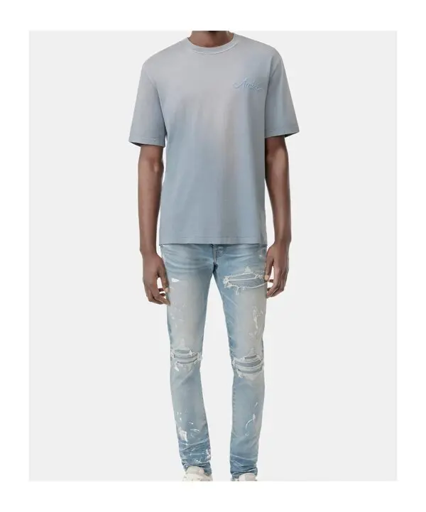 Amiri Embroidered Cotton T-shirt