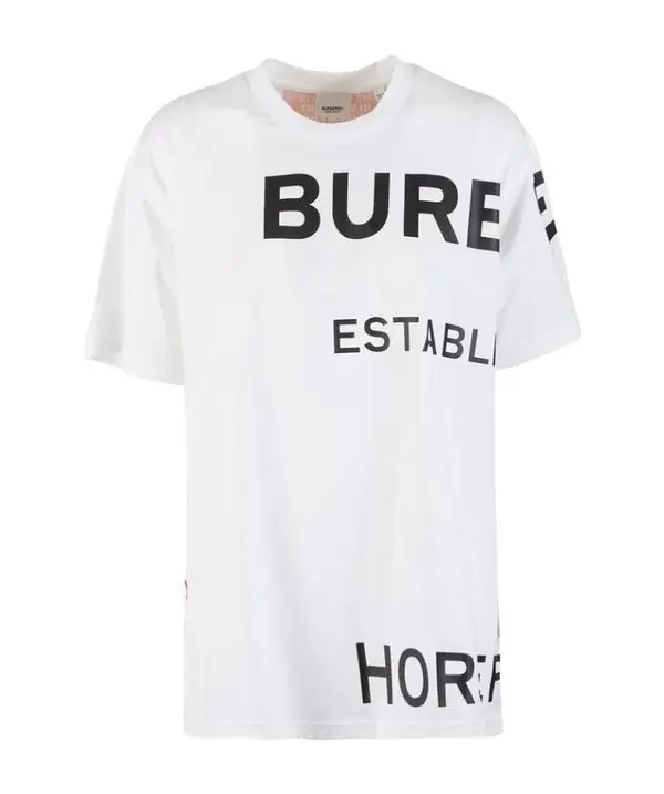 Burberry Horseferry Print Oversized T-shirt - White
