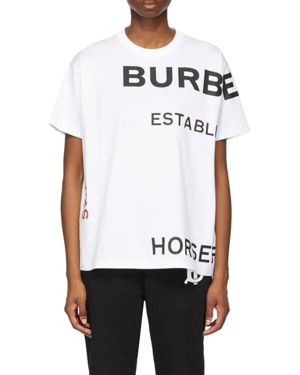 Burberry Horseferry Print Oversized T-shirt