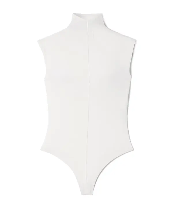 Wardrobe.NYC X Rosie Huntington Whiteley Sleeveless Bodysuit - White