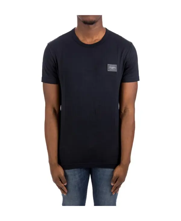 Dolce & Gabbana Navy Blue Short-sleeved T-shirt