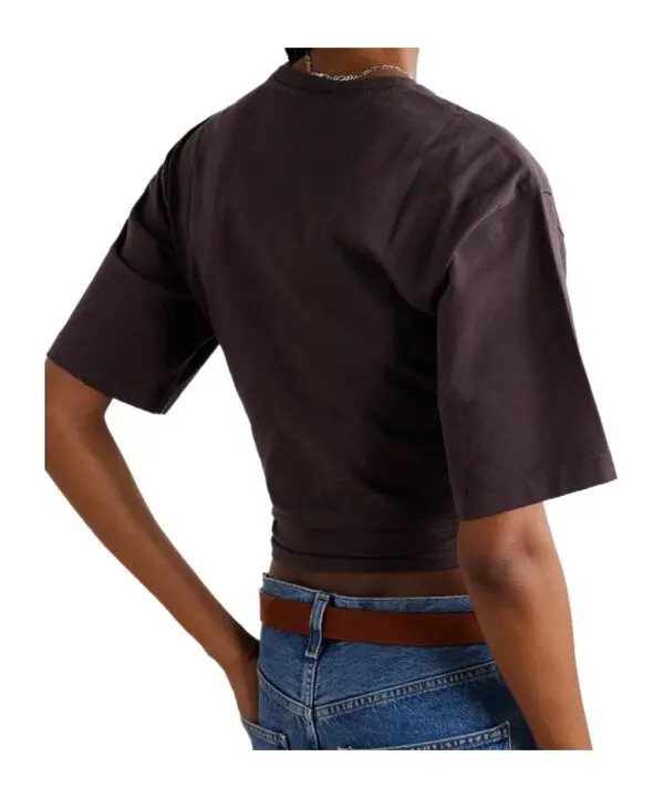 AGOLDE Shari Ruched T-shirt